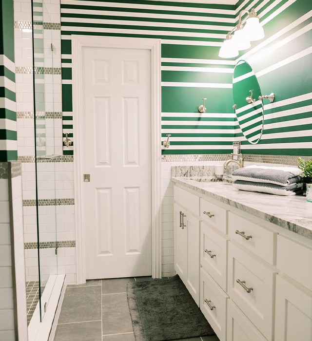 24 Bathrooms That Embrace Pattern - The Scout Guide