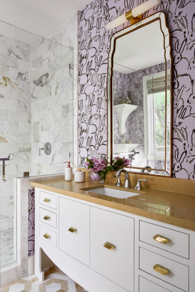14 Stylish Bathrooms that Celebrate Pattern - The Scout Guide