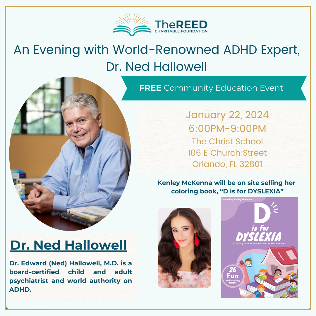 Reed Charitable Foundation: An Evening with World-Renowned ADHD Expert ...