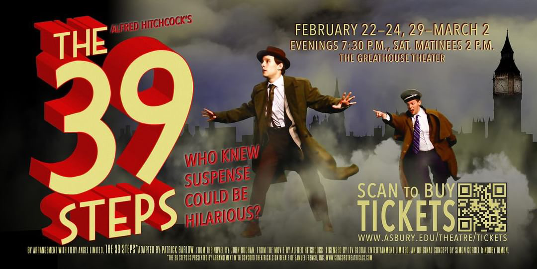 ASBURY THEATRE PRESENTS HITCHCOCK'S 39 STEPS - The Scout Guide