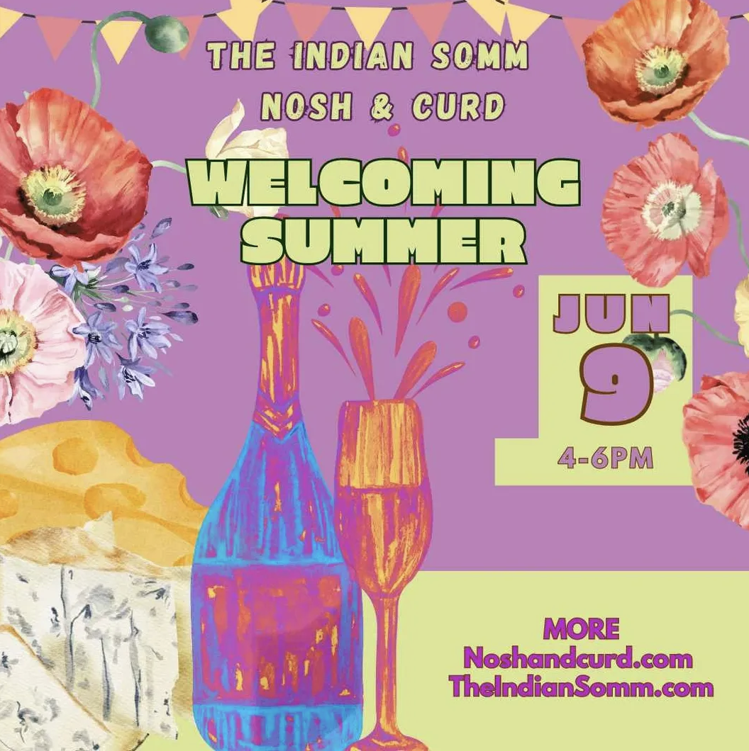 Cheese & Wine Tasting and Pairing Class with the Indian Somm at Nosh ...