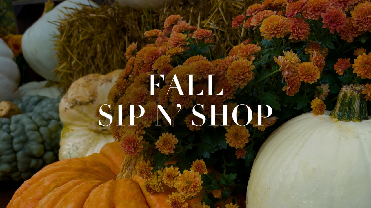 Fall Sip n' Shop at Arveaux Interiors - The Scout Guide
