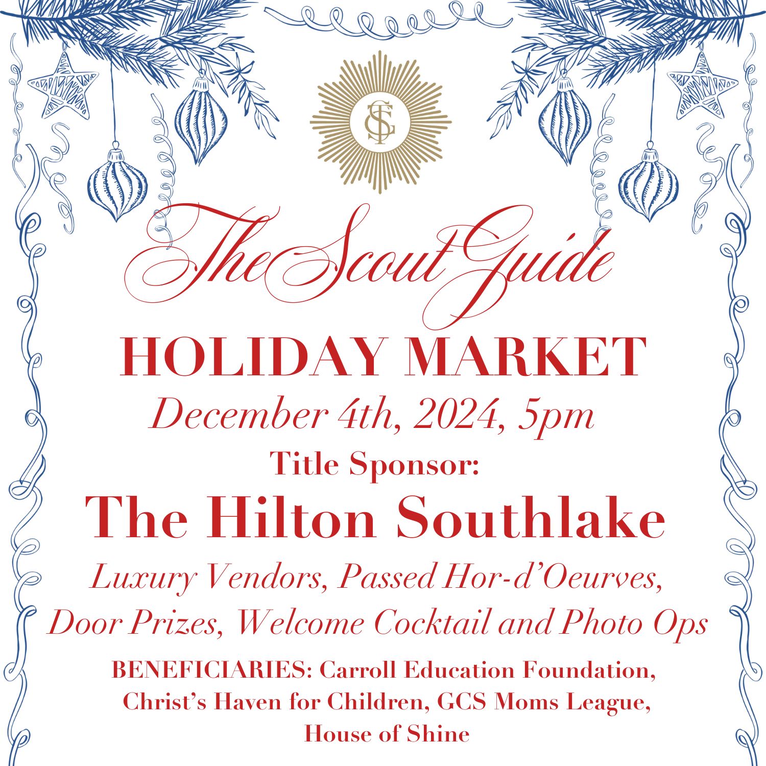 The Scout Guide HOLIDAY MARKET at THE HILTON - The Scout Guide