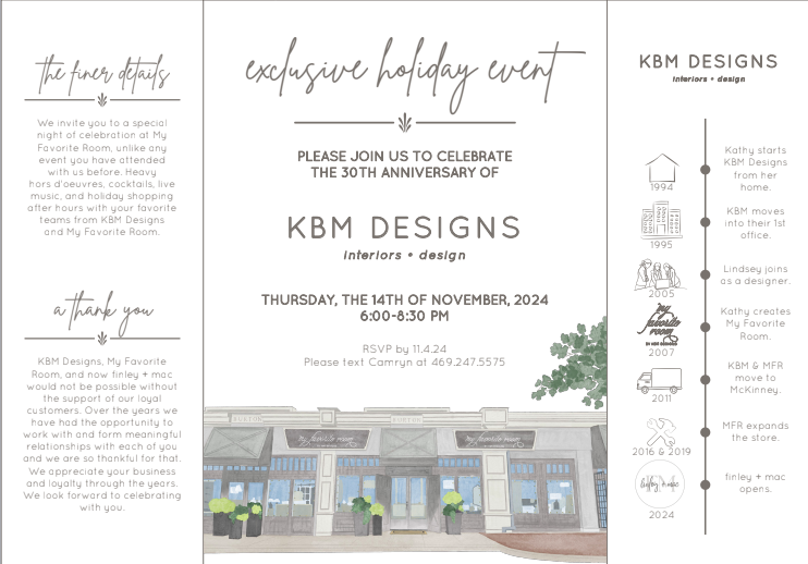 KBM Designs: A Celebration Like Never Before - The Scout Guide