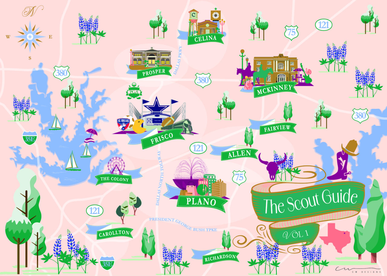 Map of The Scout Guide Plano, Frisco and McKinney Businesses - The ...