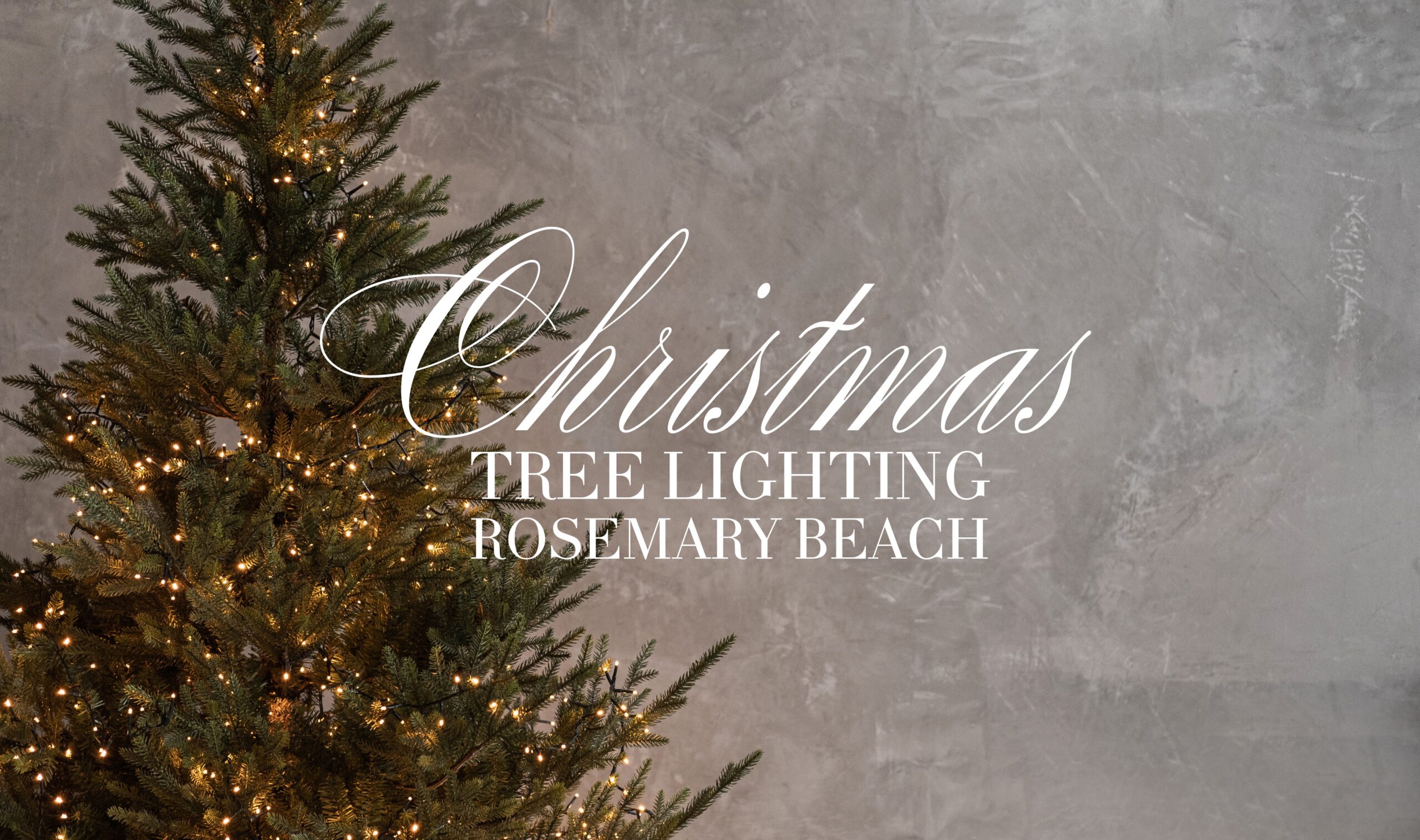 Rosemary Beach Christmas Tree Lighting - The Scout Guide