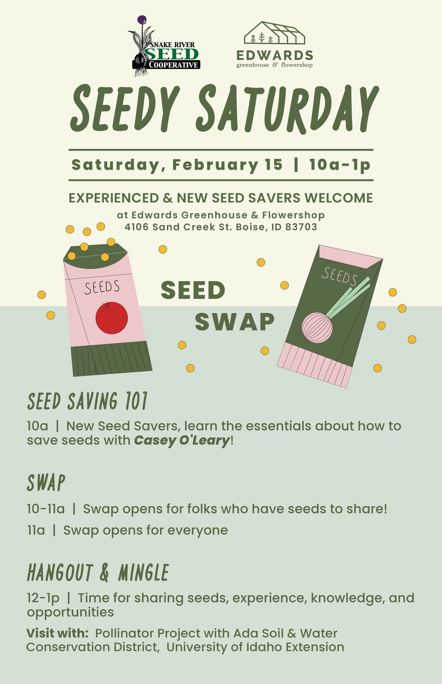 Seedy Saturday at Edwards Greenhouse - The Scout Guide