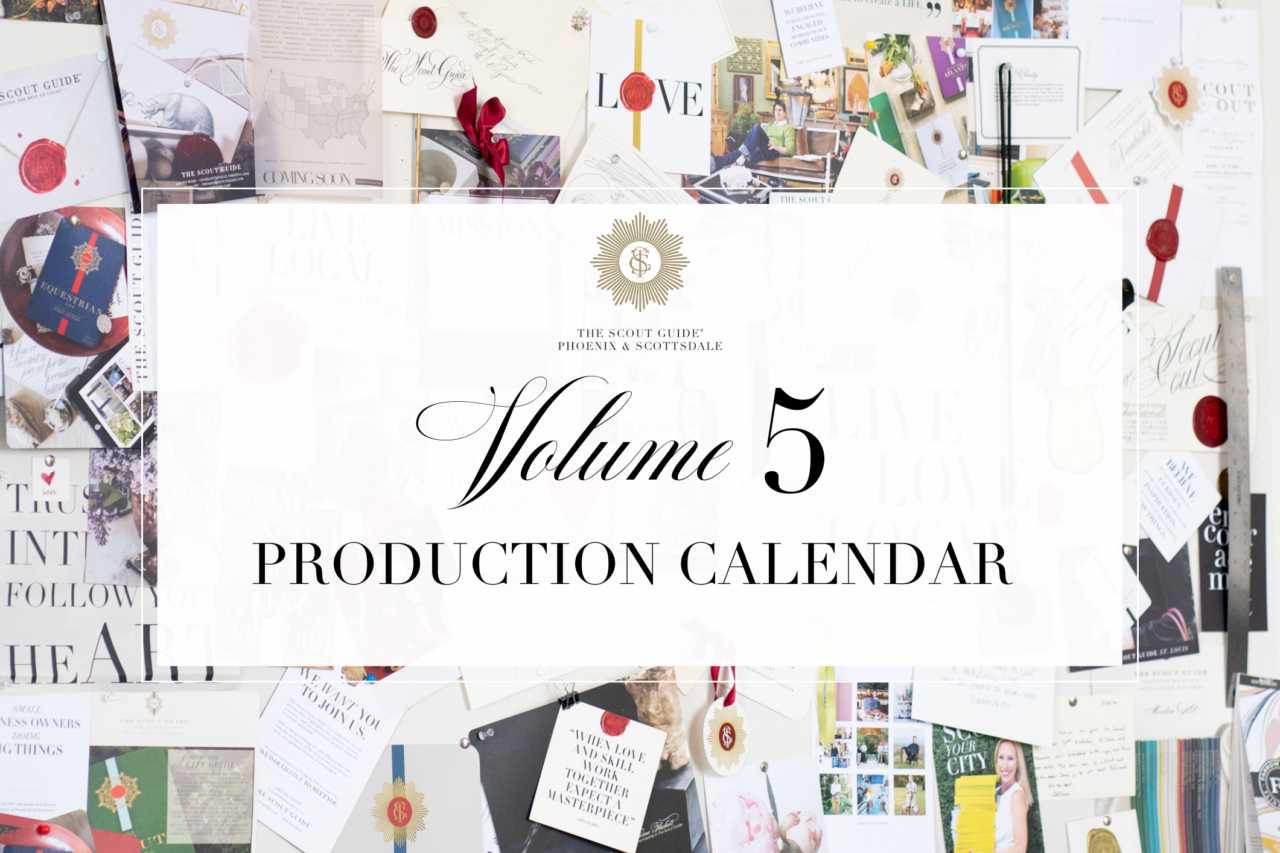 Volume 5 Production Timeline - The Scout Guide