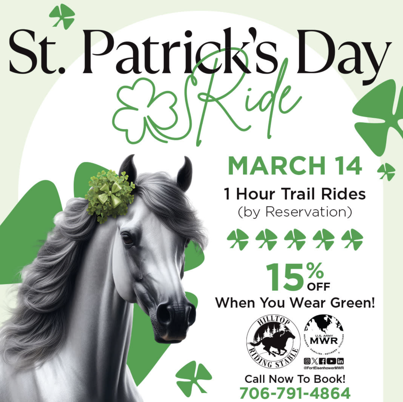St. Patrick's Day Ride at Hilltop Riding Stable - The Scout Guide
