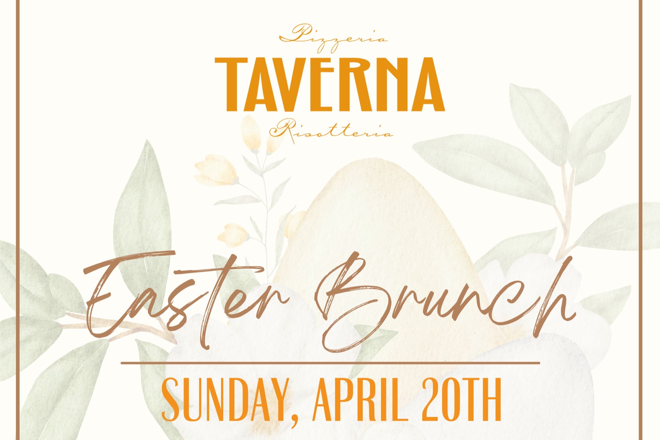 Easter Brunch at Taverna: Celebrate with Style - The Scout Guide