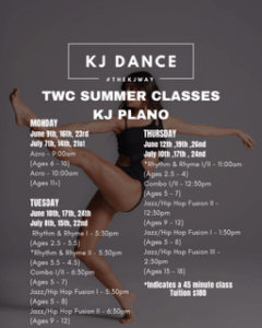 KJ Dance Frisco: Fun Summer Activities for Kids - The Scout Guide