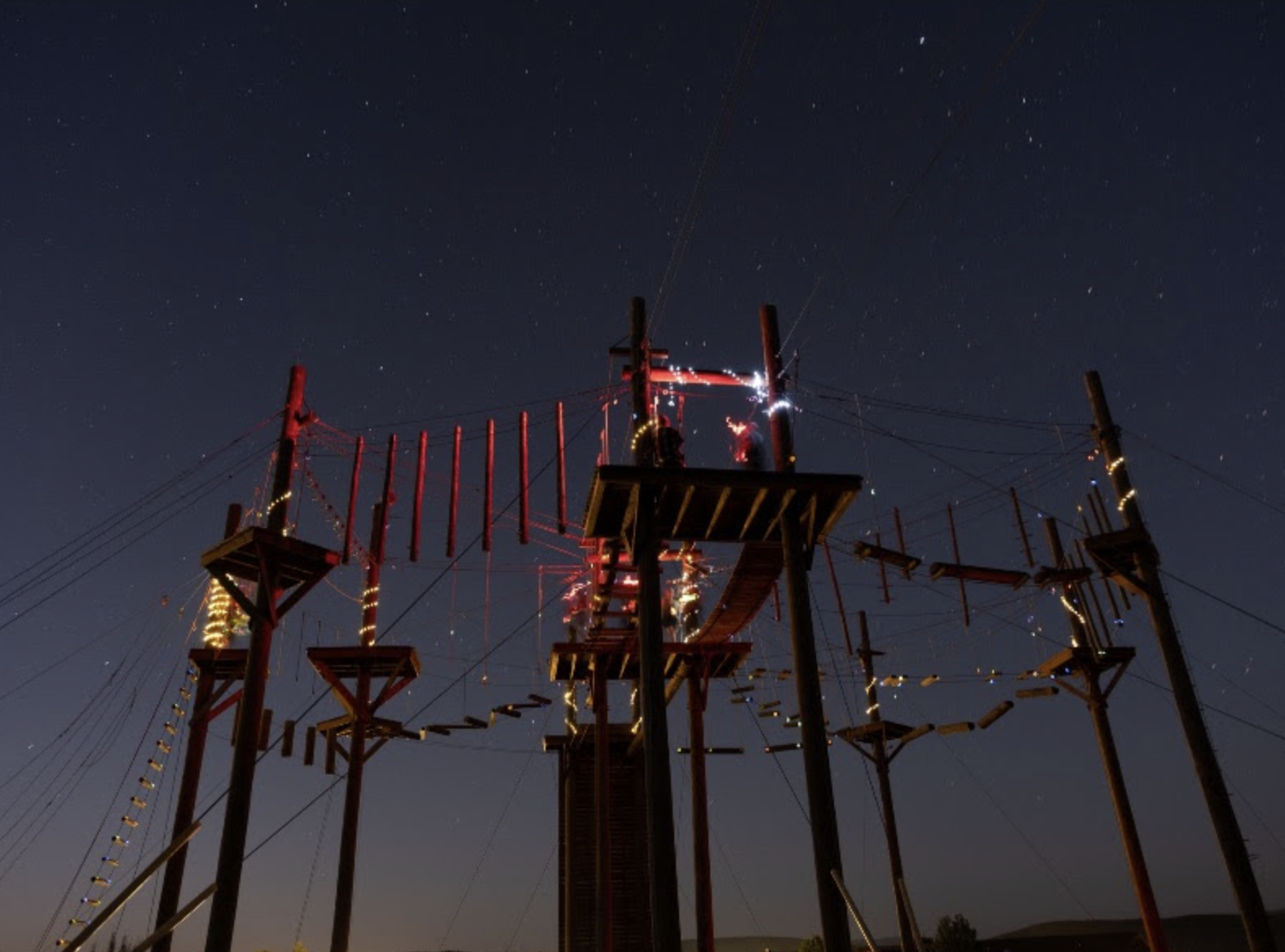 Full Moon Challenge Course at National Ability Center - The Scout Guide