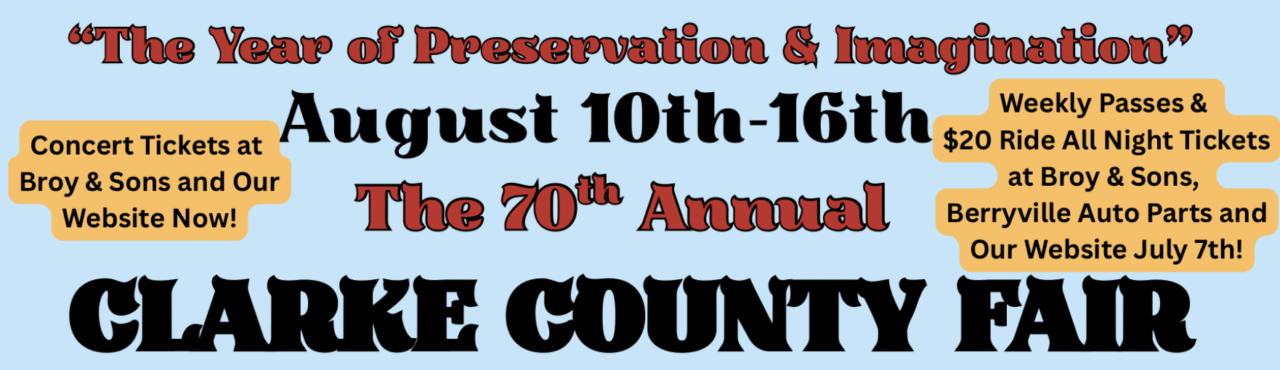 70th Annual Clarke County Fair - The Scout Guide