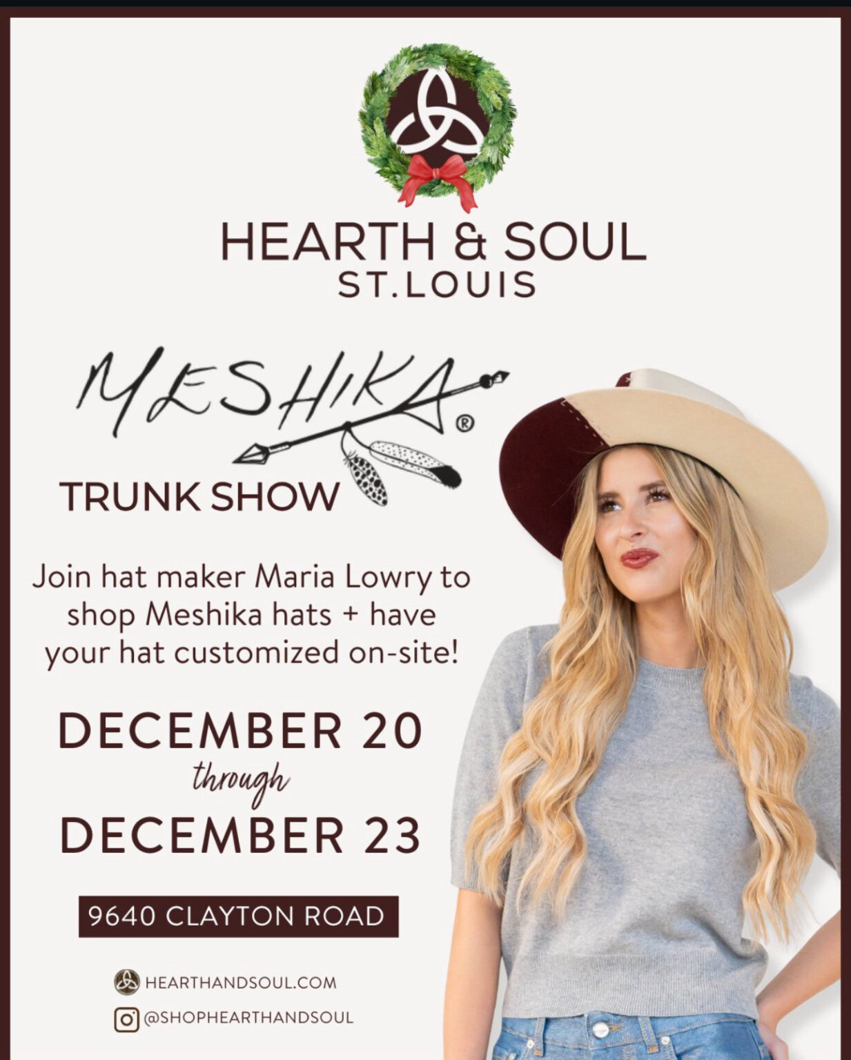 Meshika Trunk Show: Custom Hats for You - The Scout Guide